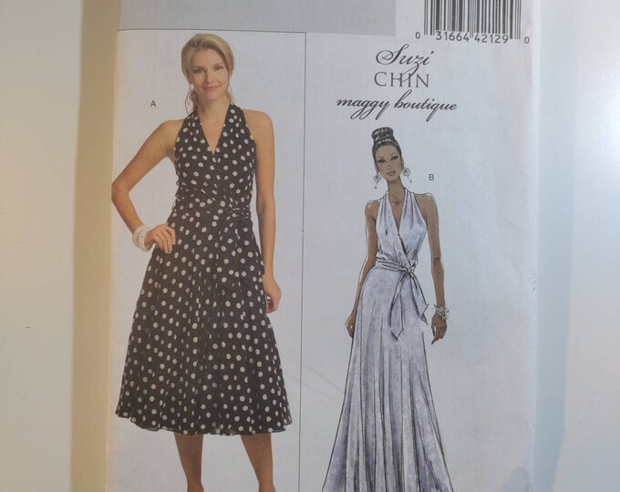 Butterick B5175 Suzi Chin Maggy Boutique Dress and Sash, Sizes 16-24 ...