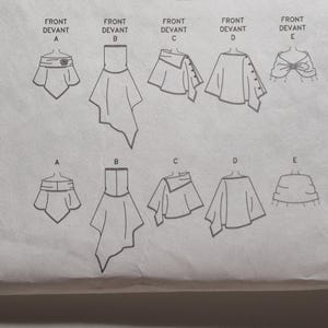 Vogue 8122 Ponchos, Cape and Wrap Variations, Sizes Xlg, XXL, Uncut and ...