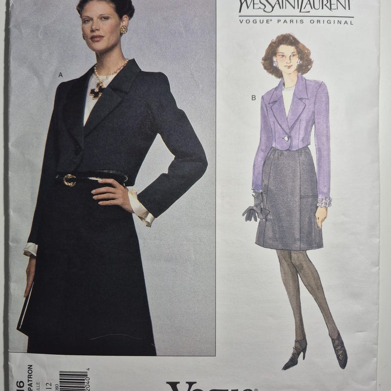Vogue Yves Saint Laurent Patterns - Etsy