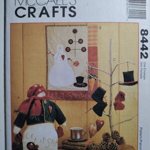 Mccall's Pick Your Style Craft Snowman Patterns, P354, 9070, 8440 or ...