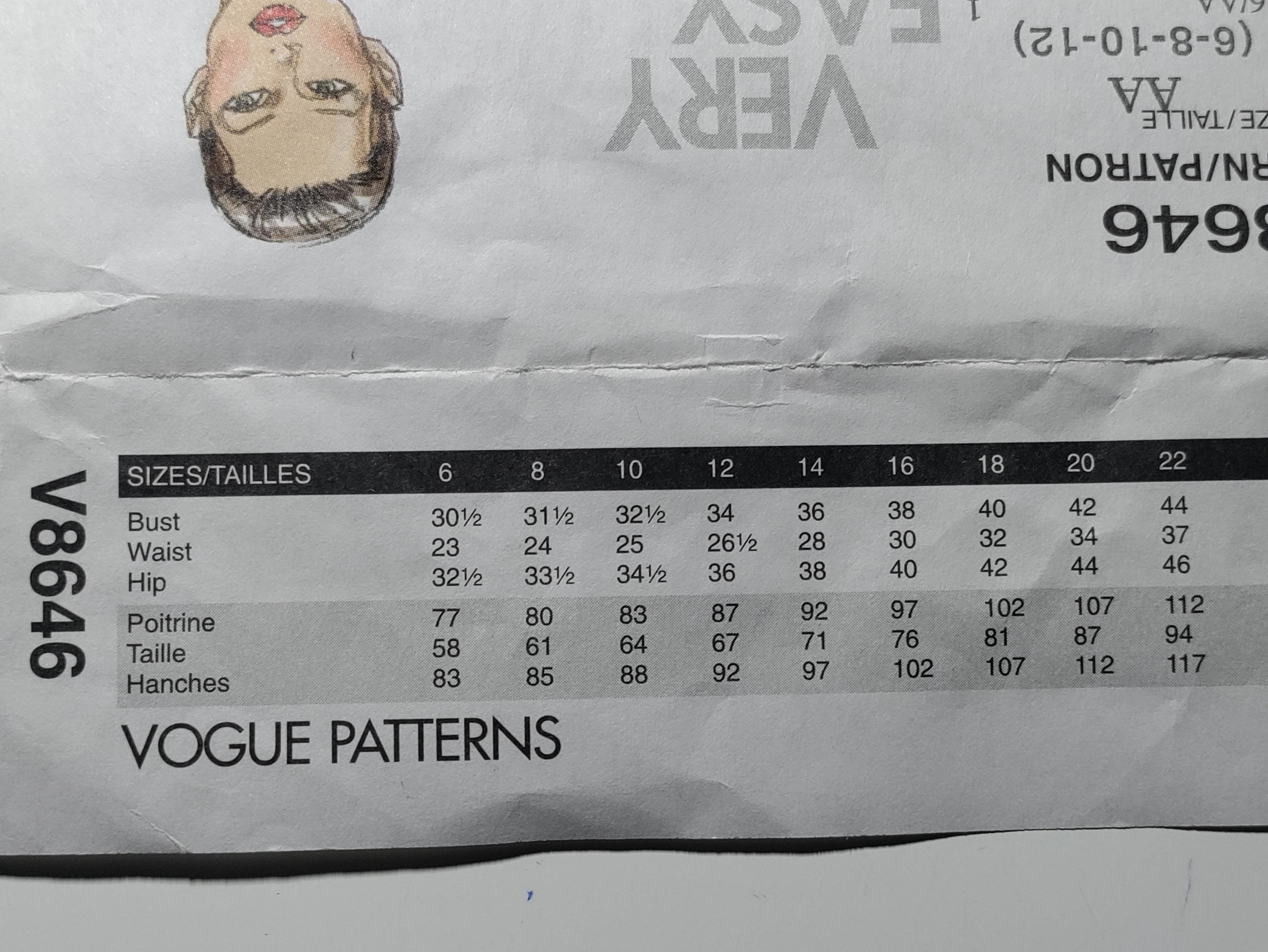Vogue V8646 Close Fitting, Mid Knee, Wrap Dress With or Without Sleeves ...