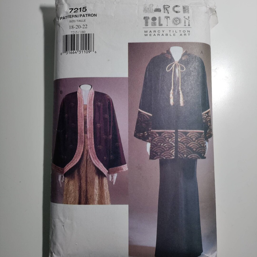Vogue 7215 Marci Tilton Jacket Pattern Sizes 182022 Uncut - Etsy