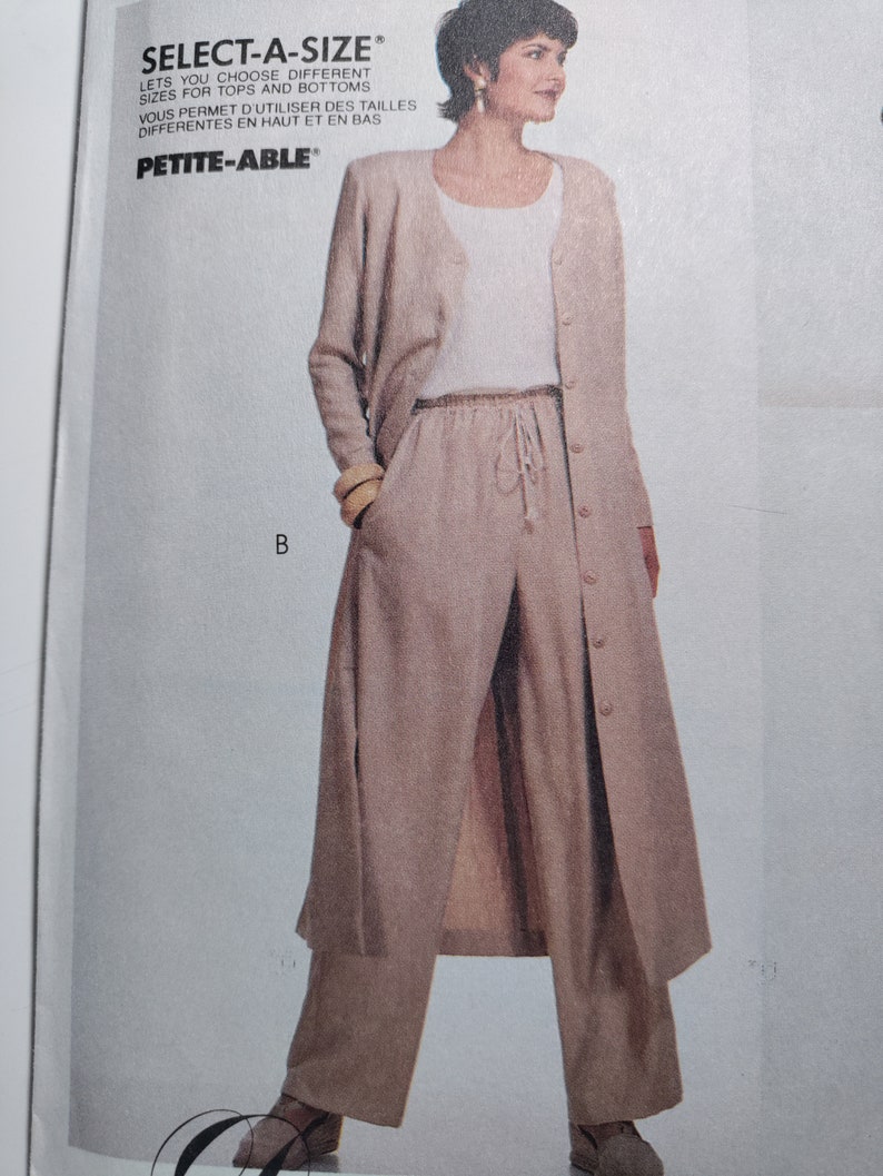 Mccall's 7177 Dress Unlined Vest Pull on Pants Pick - Etsy