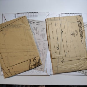 Vogue 1633 Lagerfeld Jacket and Pants, 2 Size Options Available Both ...