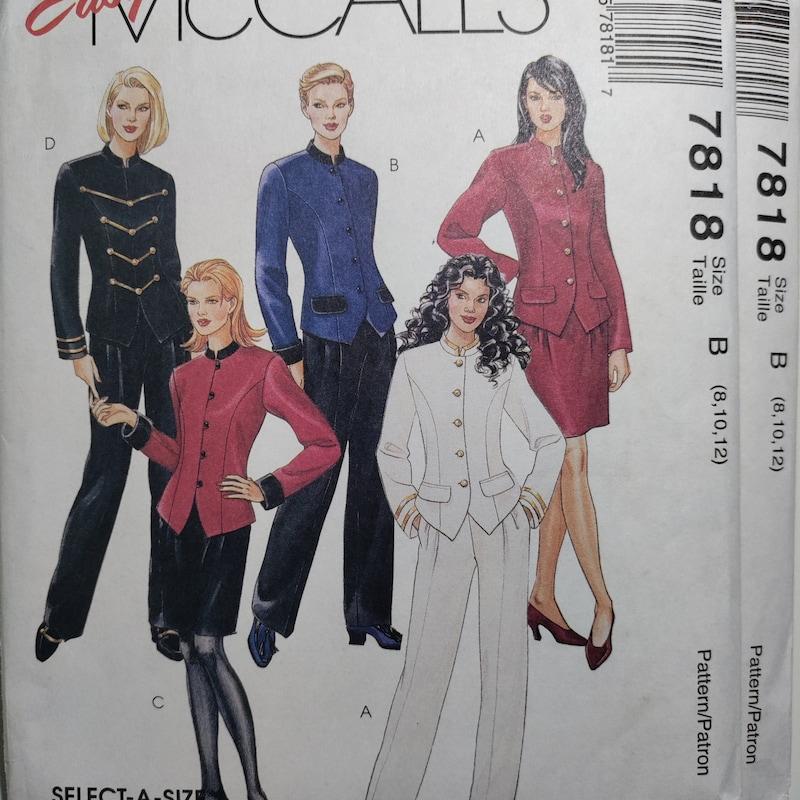 Military Jacket Pattern - Etsy