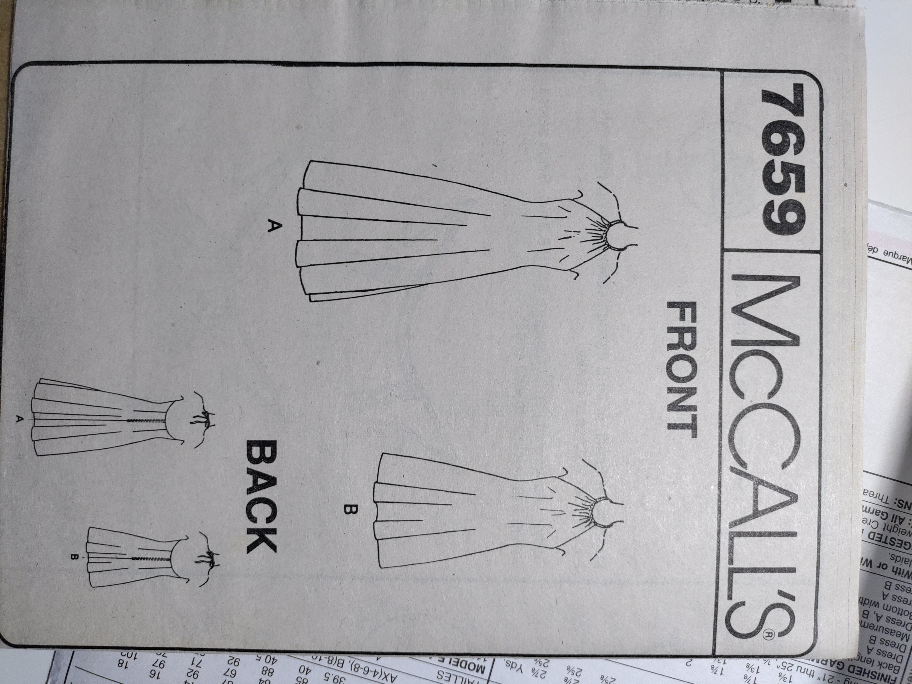 Mccall's 7659 Halter Dress, Pick Your Size, All Uncut and Factory ...