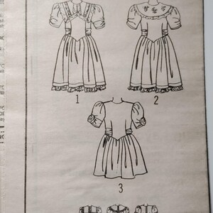 Simplicity 7692 Jessica Mcclintock, Gunne Sax Girls Dress Variations ...