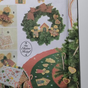 Simplicity 5891 No Sew Christmas Tree Topper, Ornaments, Tree Skirt ...