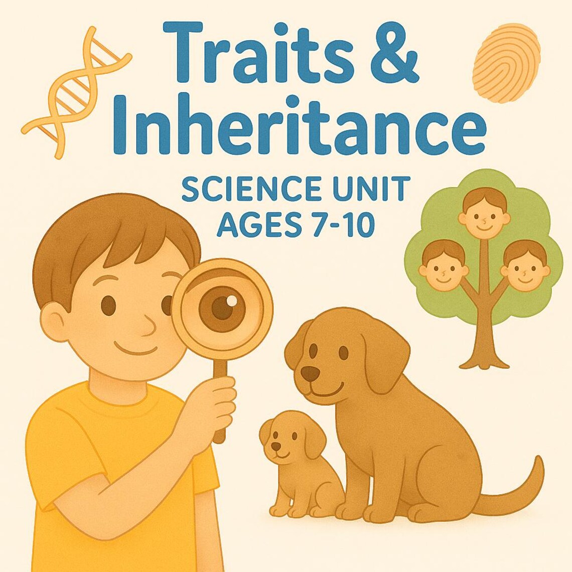 Traits & Inheritance Science Unit | Homeschool Curriculum for Ages 7–10 ...