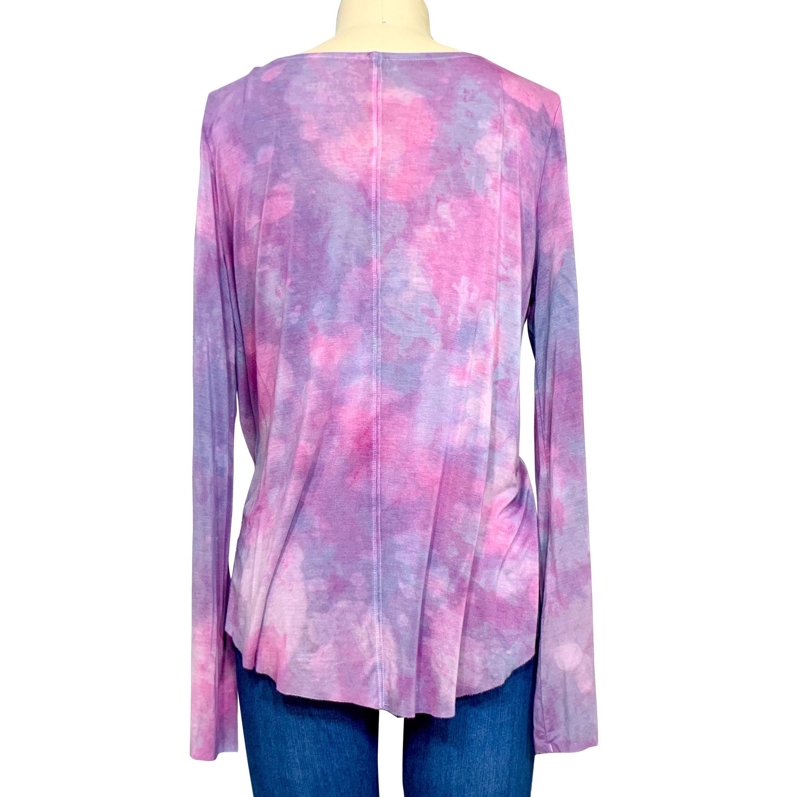 Studio715 AERIE Pastel Goth Cozy Keyhole Top Bleach Tie - Etsy