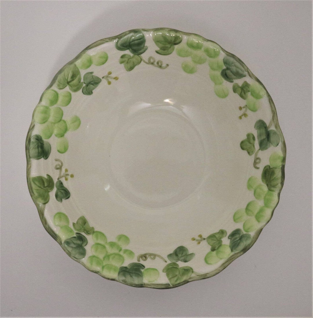 Vintage MCM Metlox Poppytrail Grape Arbor Green 9 Inch Serving Bowl - Etsy