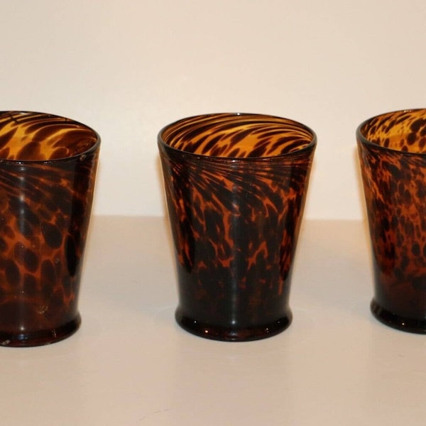 Tortoise Shell Glass - Etsy