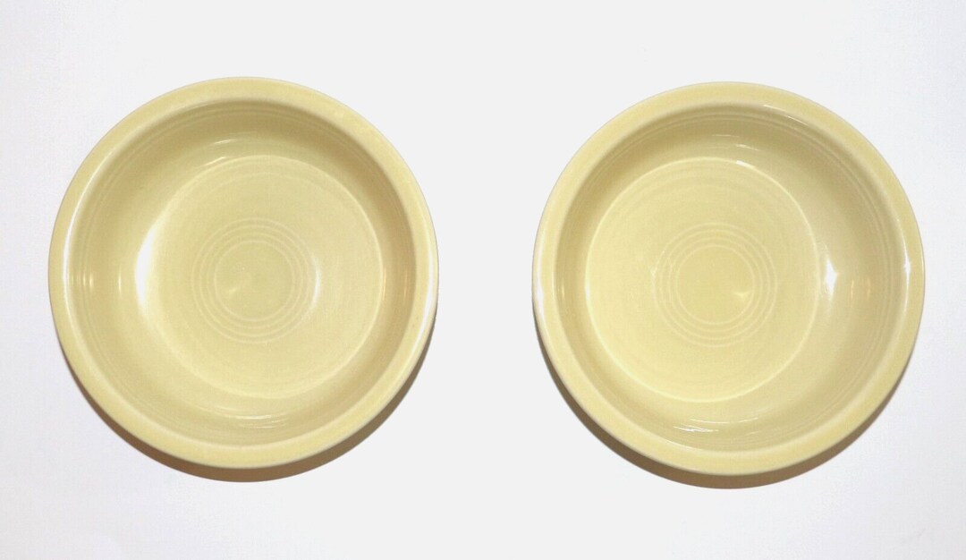 Fiesta Light Yellow 7 Inch Coupe Soup/cereal Bowls -retired - Etsy