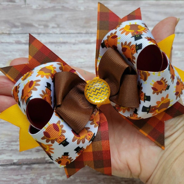Turkey Hairbow - Etsy