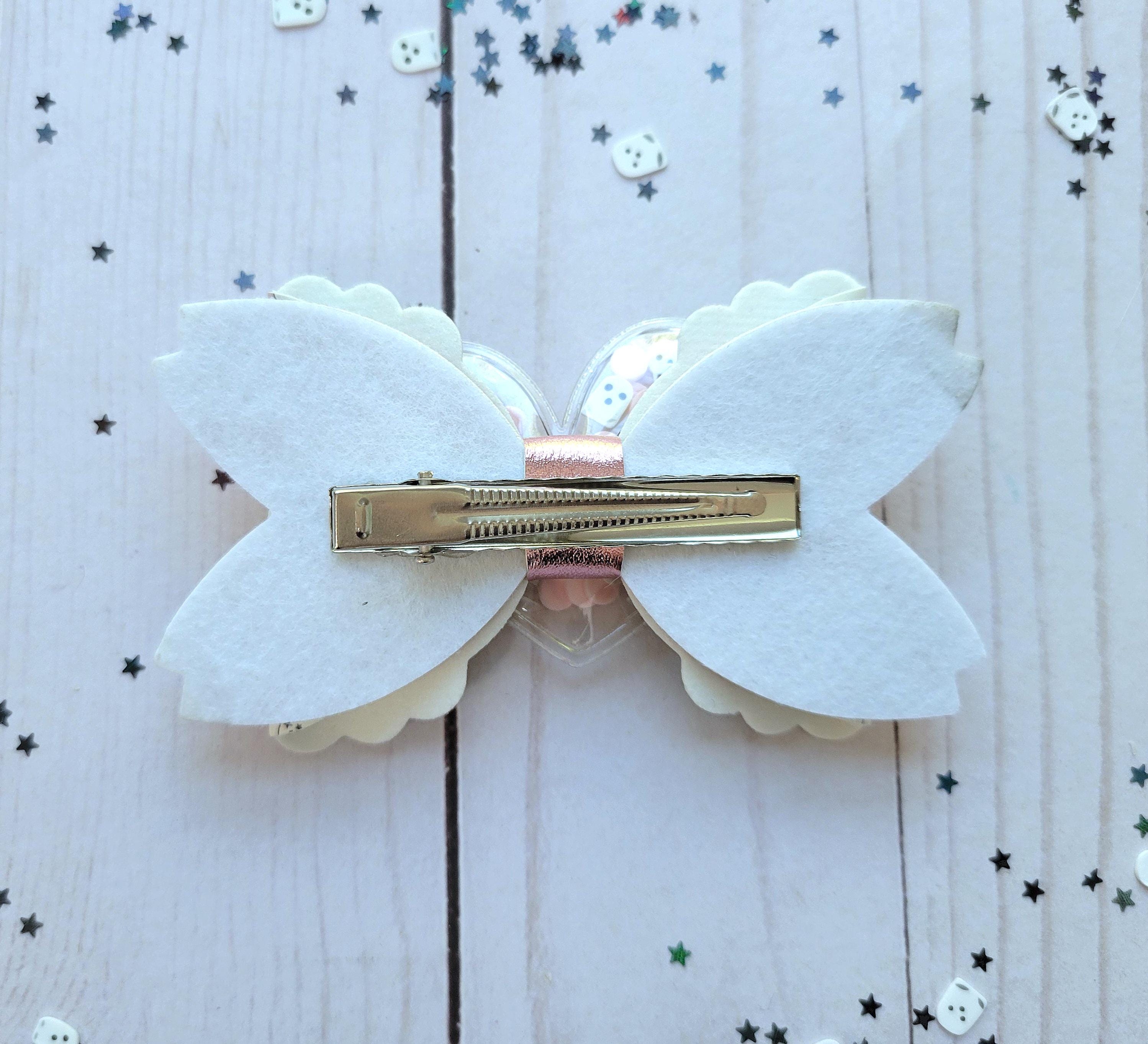 Ghost Shaker Halloween Hairbow, Pink-o-ween Bow for Little Girls, Glow ...