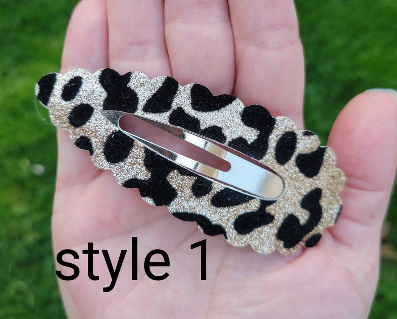 Adult Snap Clips, Extra Large Snap Clips, Scalloped Snap Clips, Girls ...