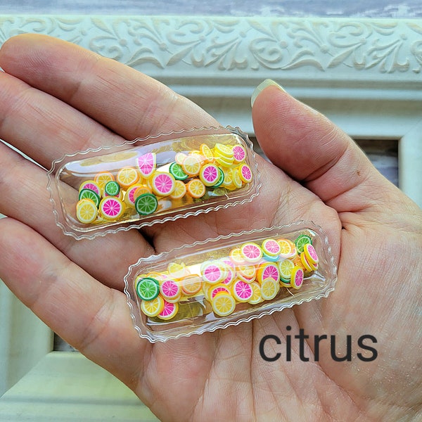 Fruit Hair Clips - Etsy