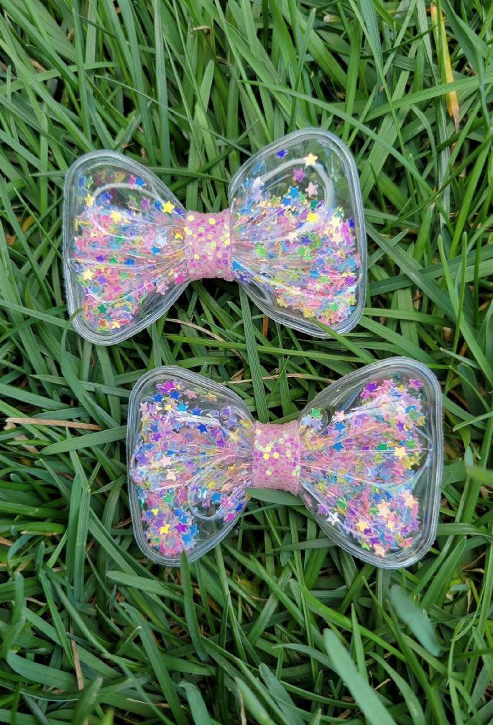 Pastel Shaker Pigtail Bowspigtail Bow Setshaker Bowspastel | Etsy