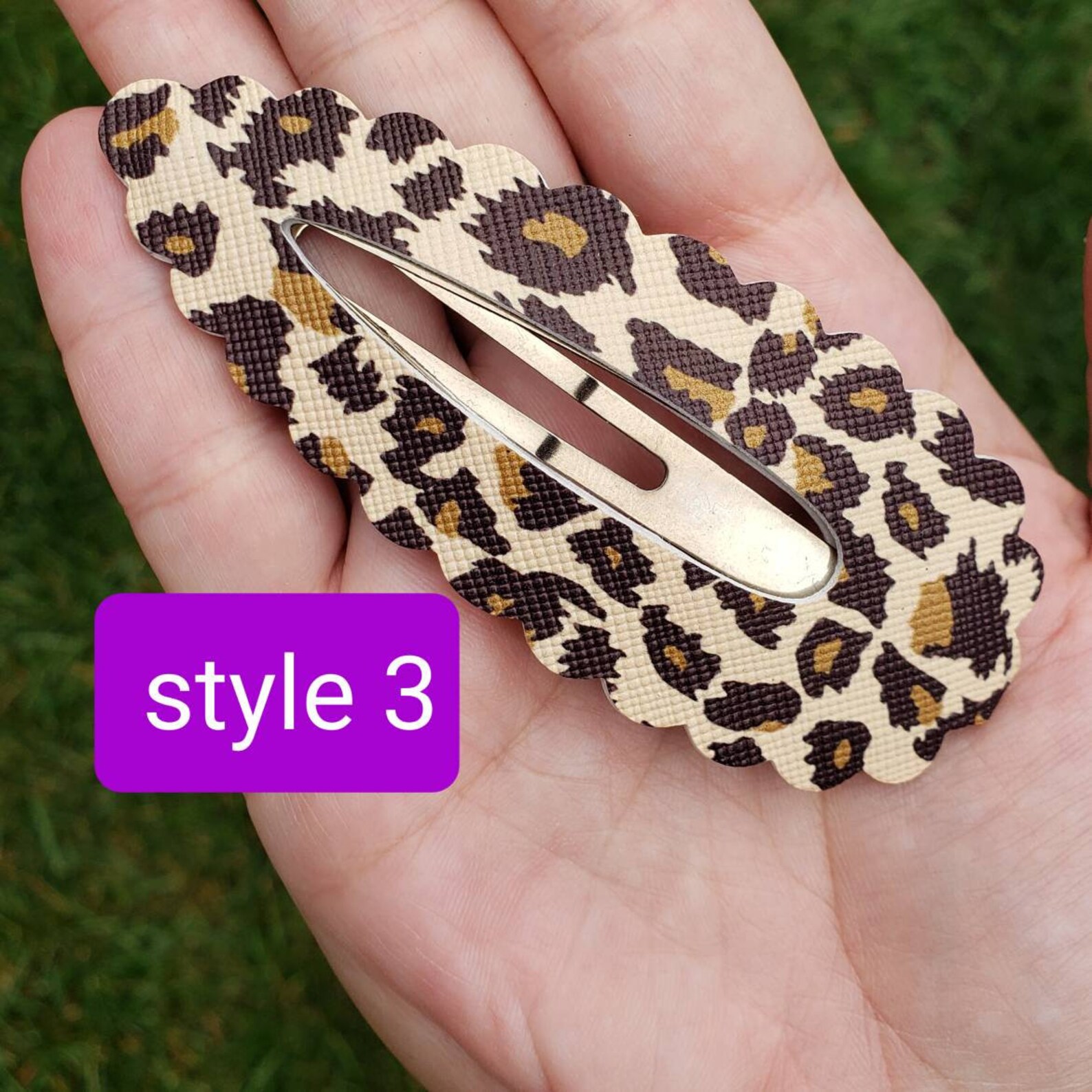 Adult Snap Clips, Extra Large Snap Clips, Scalloped Snap Clips, Girls ...