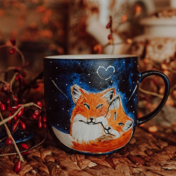 Fox Tea Cup - Etsy