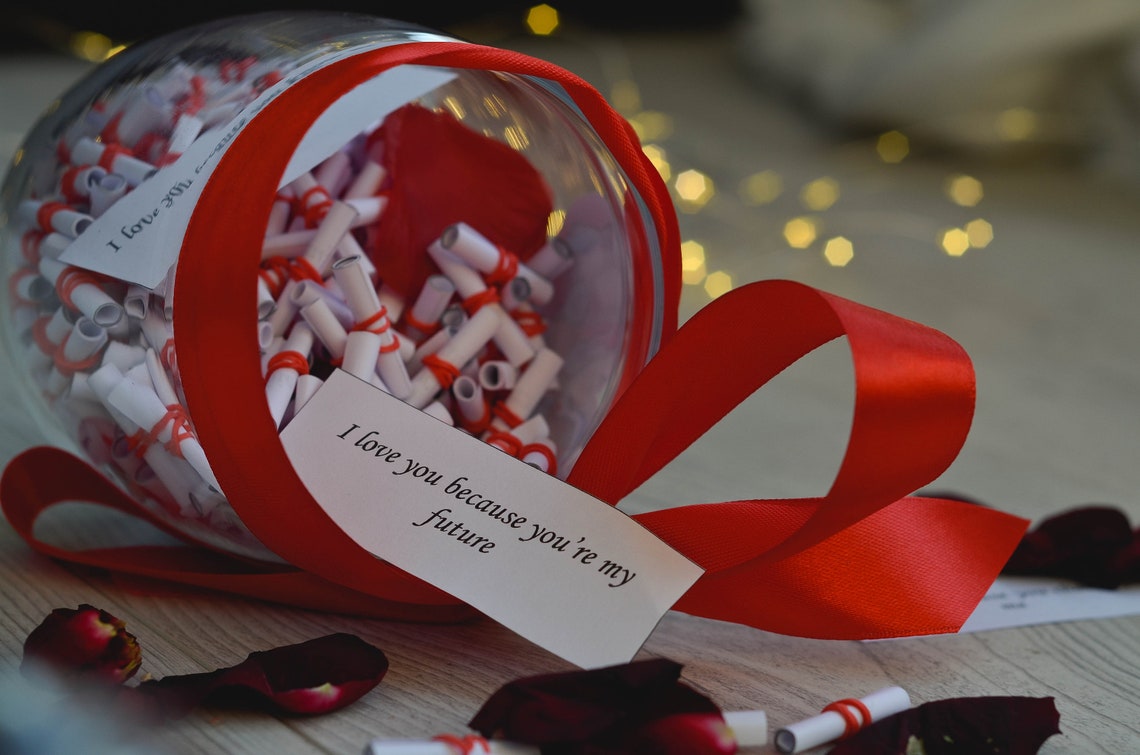 365 Reasons Why I Love You Valentines Day Jar for Couples | Etsy