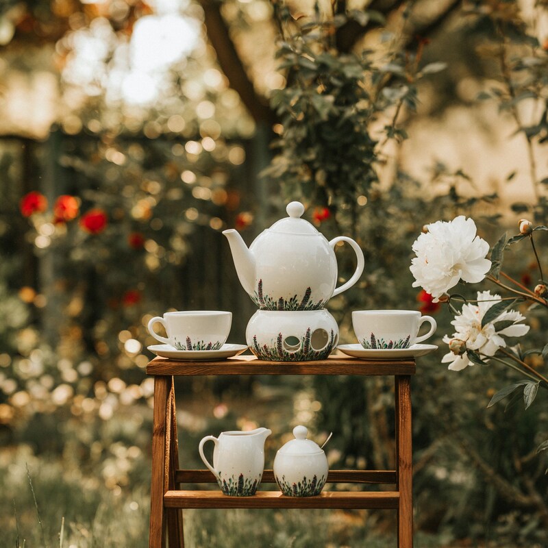 Porcelain Tea Set - Etsy