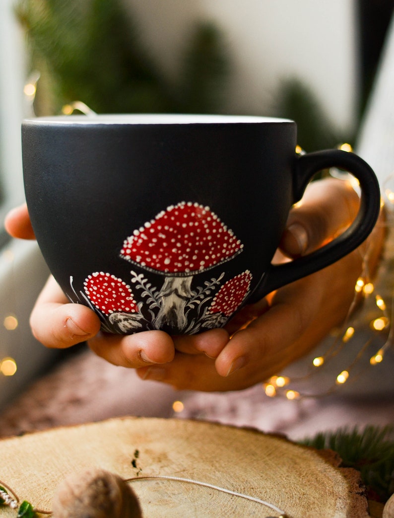 Amanita Muscaria Mug Herbs Tea Mug Herbal Tea Mug Magic - Etsy