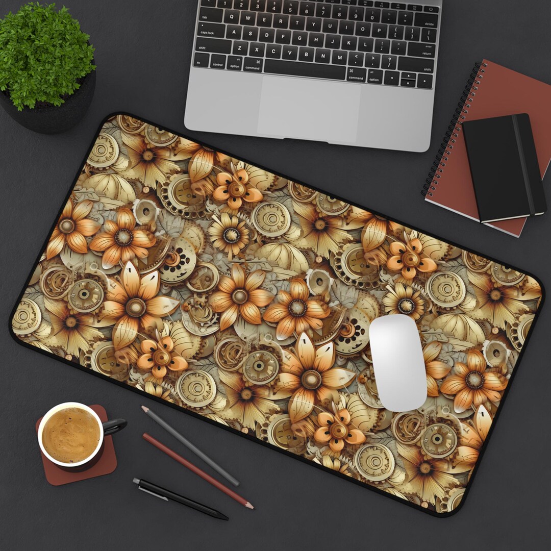 Victorian Inspired Mouse Pad - Steampunk Desk Mat for Elegant Office ...