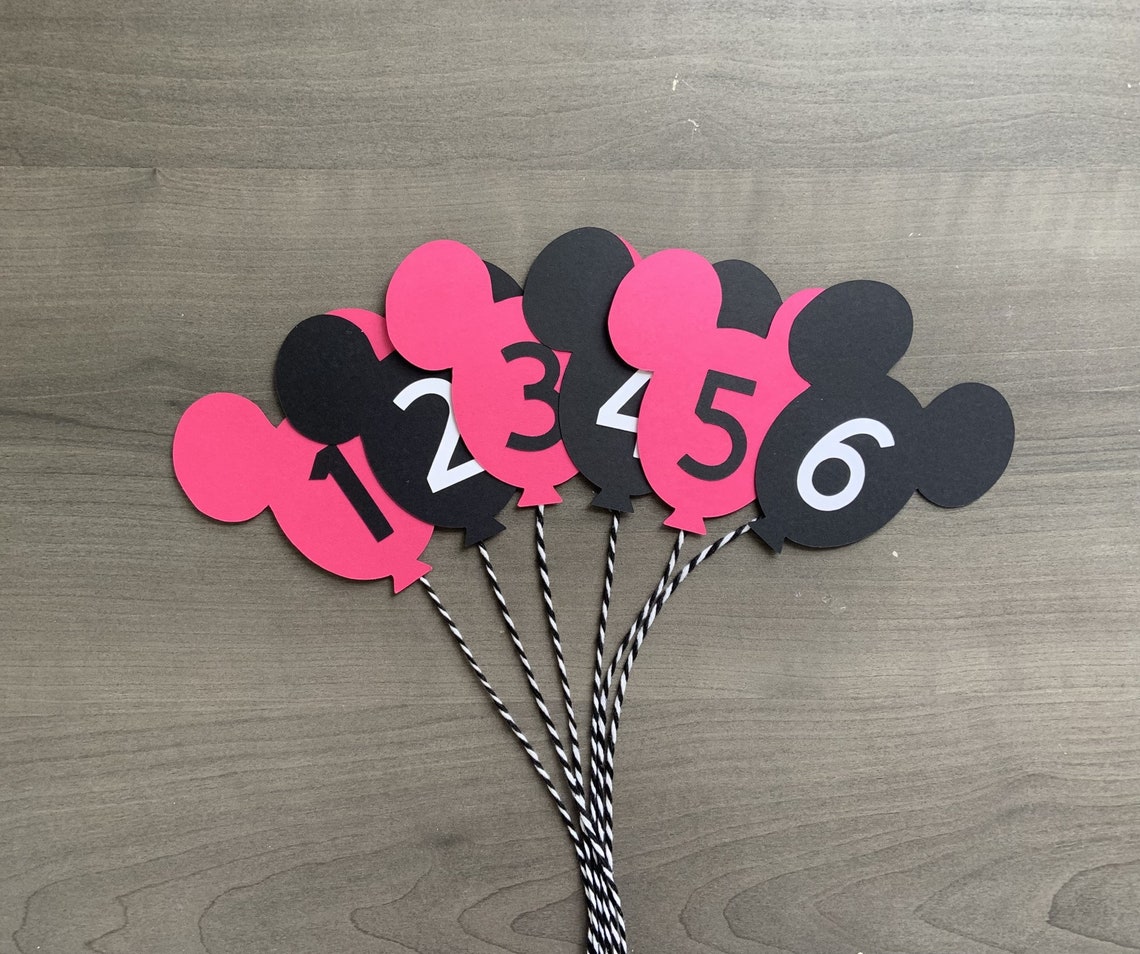 Disney Countdown Calendar | Mickey Balloons, Castle Decor - Etsy