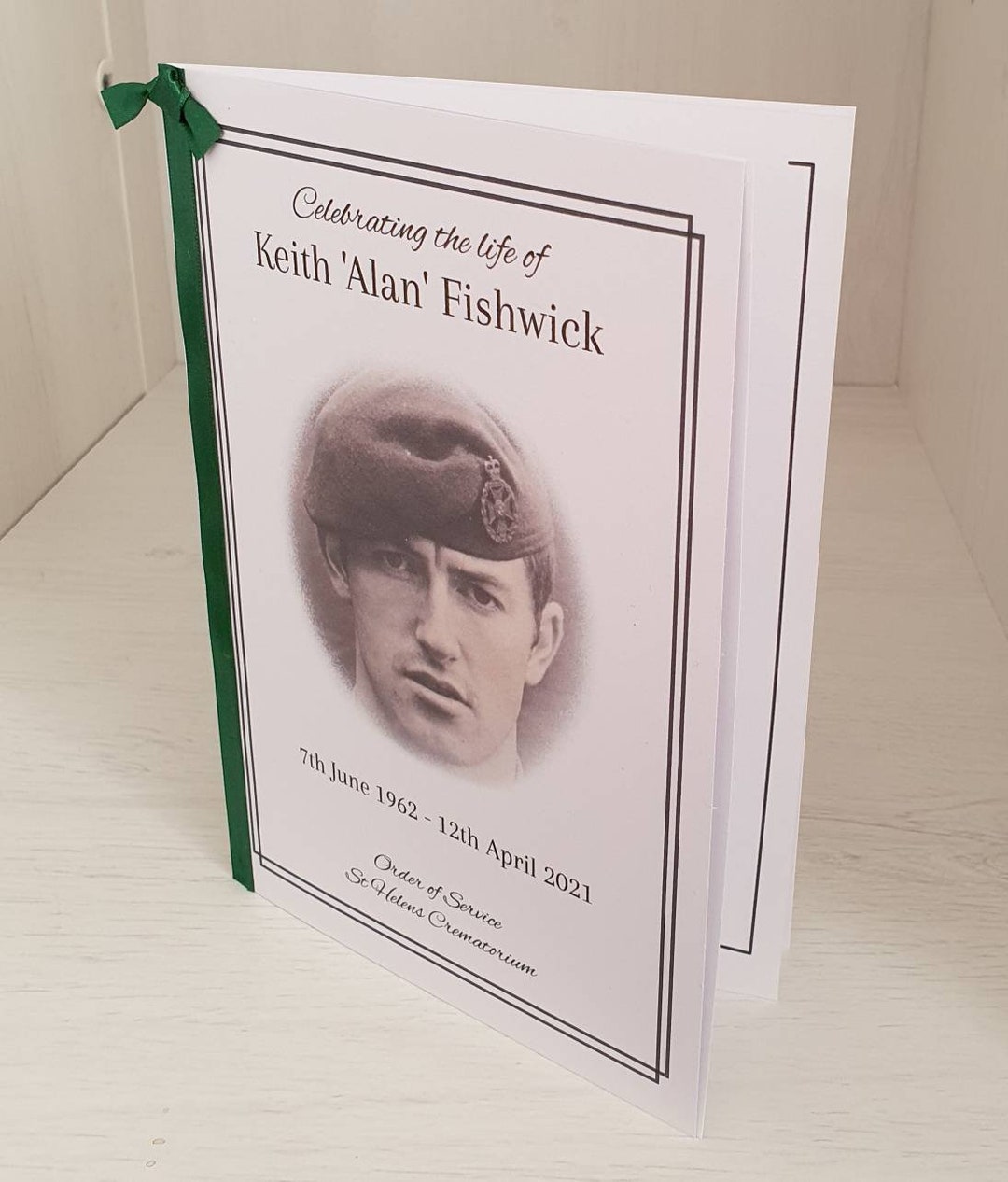 Order of Service Cards - Etsy