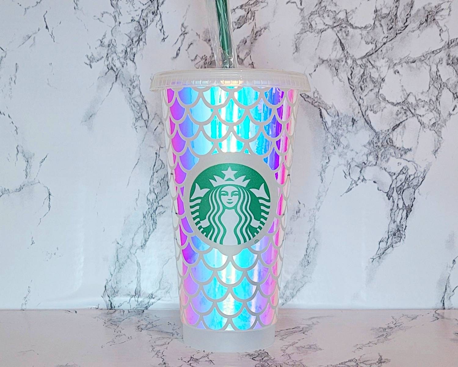 Starbucks Cup Art Mermaid