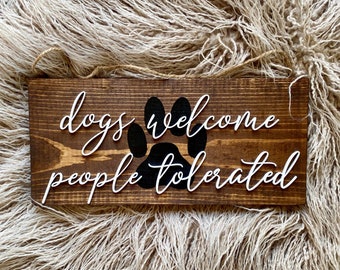 Funny Dog Sign | Etsy