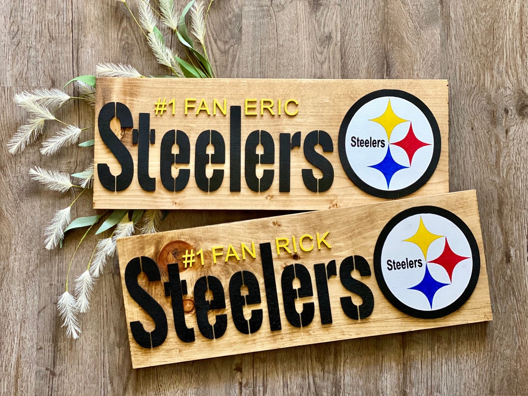 Custom Steelers 1 Fan Sign - Etsy