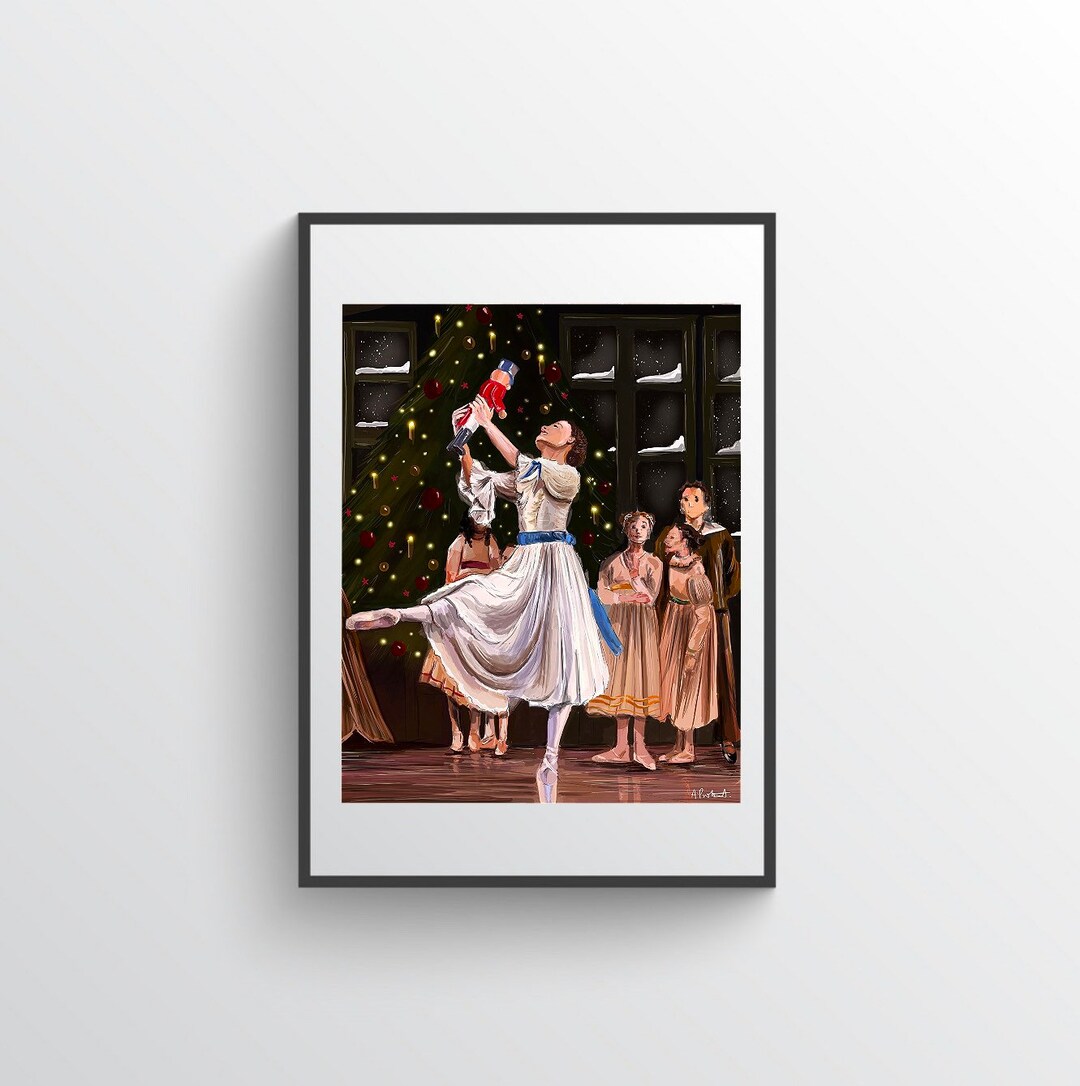 Nutcracker Print, Ballet Print, Nutcracker Ballet Print, Ballet Poster ...