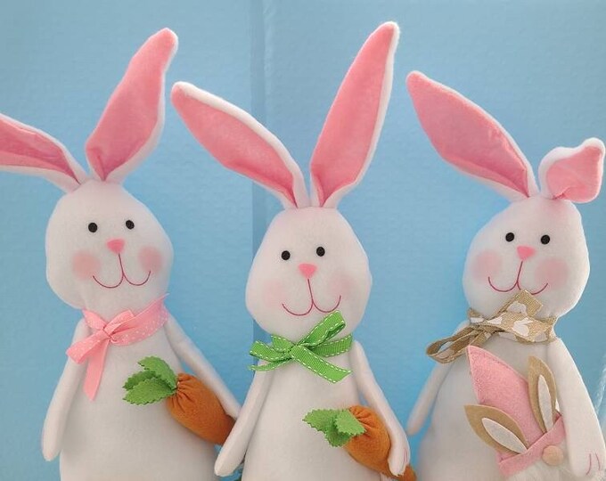 Easter Home Decor, Easter Bunnies, Plush Bunnies, Shelf Bunnies ...