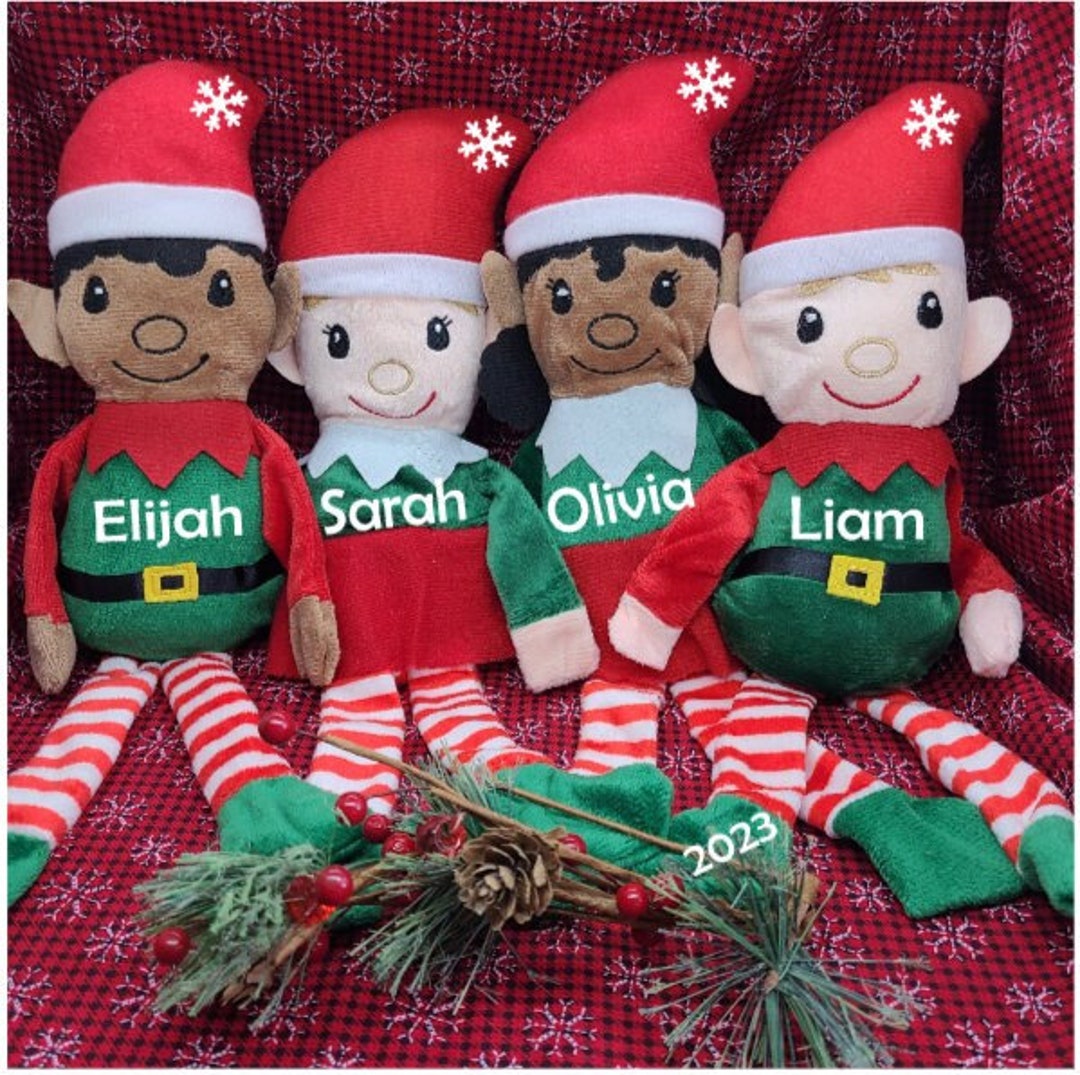 Personalized Christmas Elf, Elf Doll, Elf Plush, Stocking Elf ...