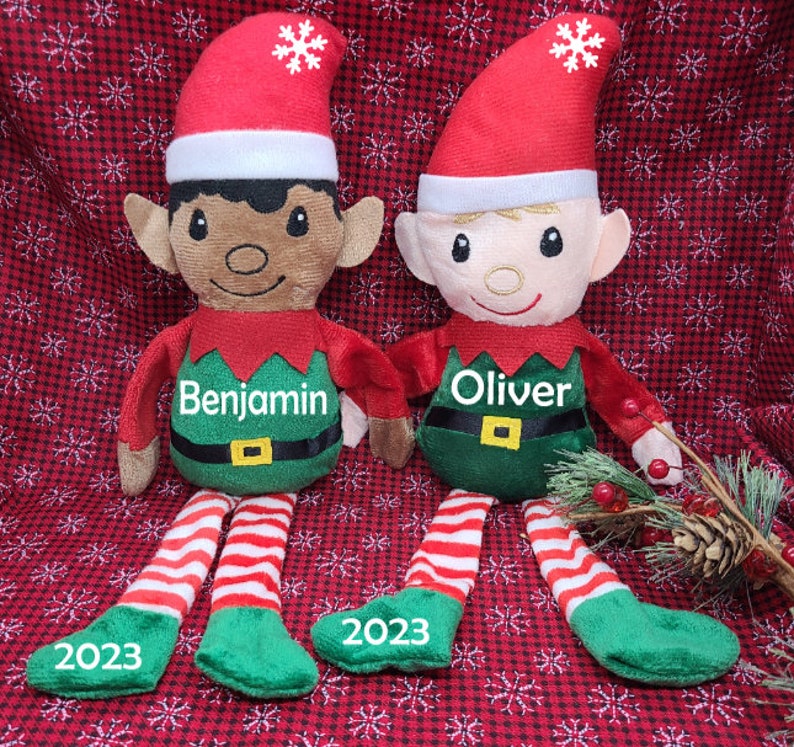 Personalized Christmas Elf, Elf Doll, Elf Plush, Stocking Elf ...