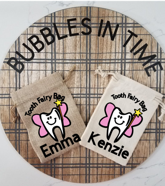 Personalized Tooth Fairy Bag,my First Tooth,lost Tooth,tooth Holder ...
