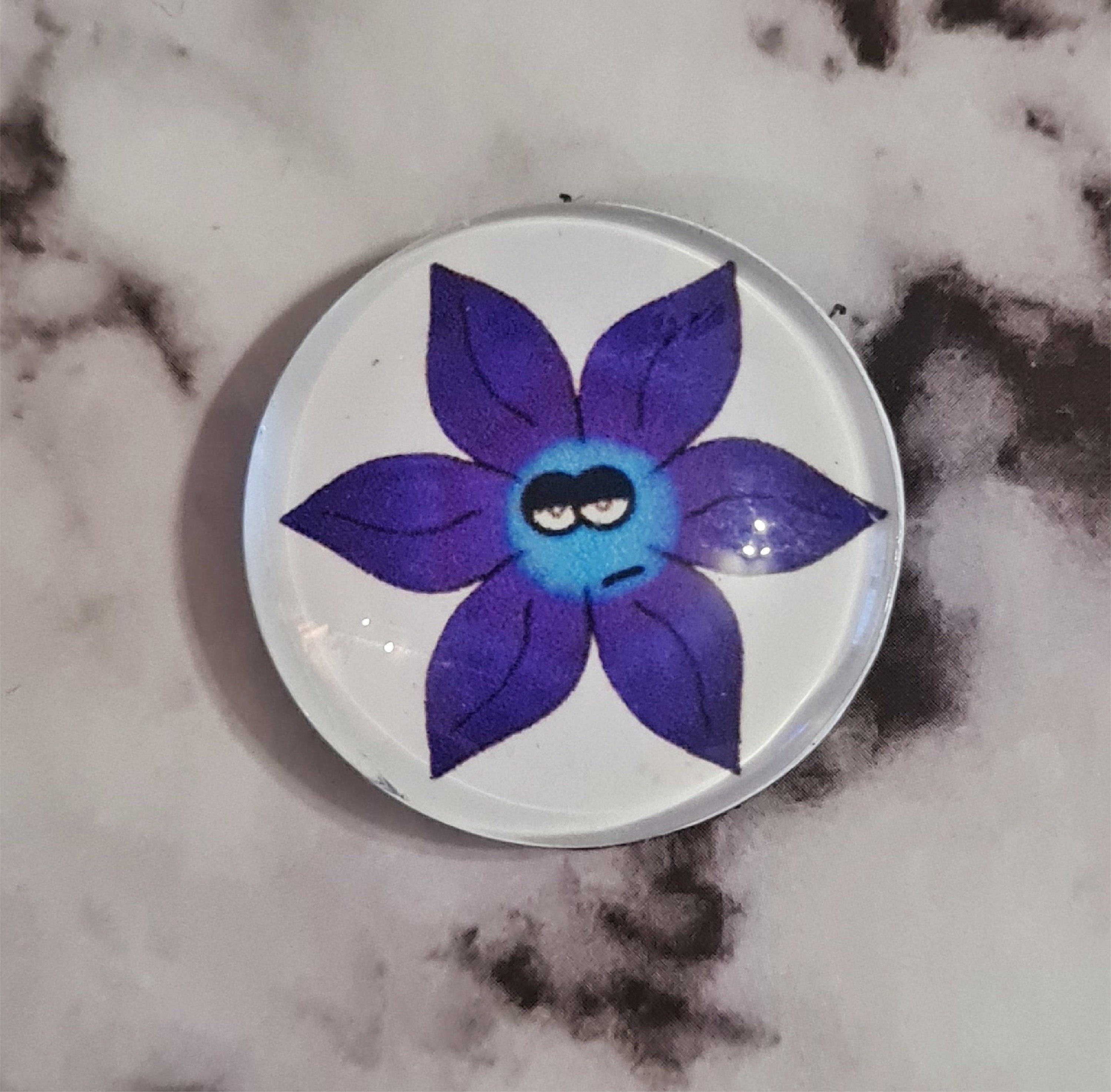 Glass Dome Magnet Flower No.1 Fridge Magnet - Etsy