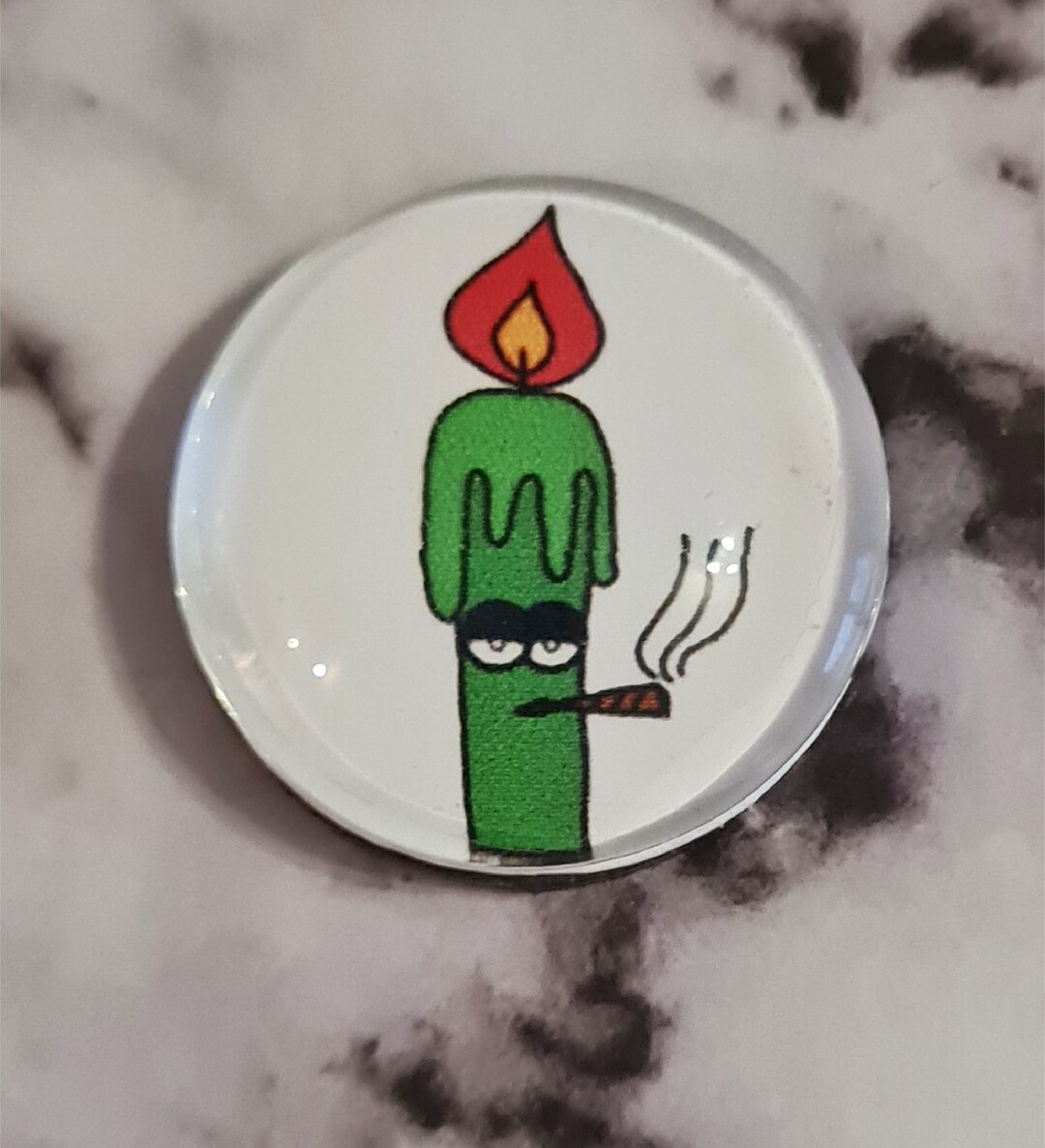 Magnet With Glass Dome Candle, Fridge Magnet - Etsy