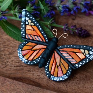 Monarch Butterfly Pin Brooch, Summer Spirit Animal, Endangered Species ...
