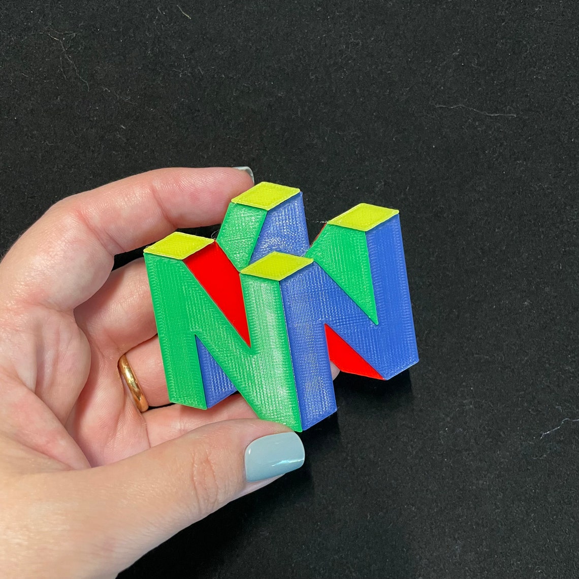 Nintendo 64 Logo Sign: 3D Printed Retro Gaming Decor - Etsy