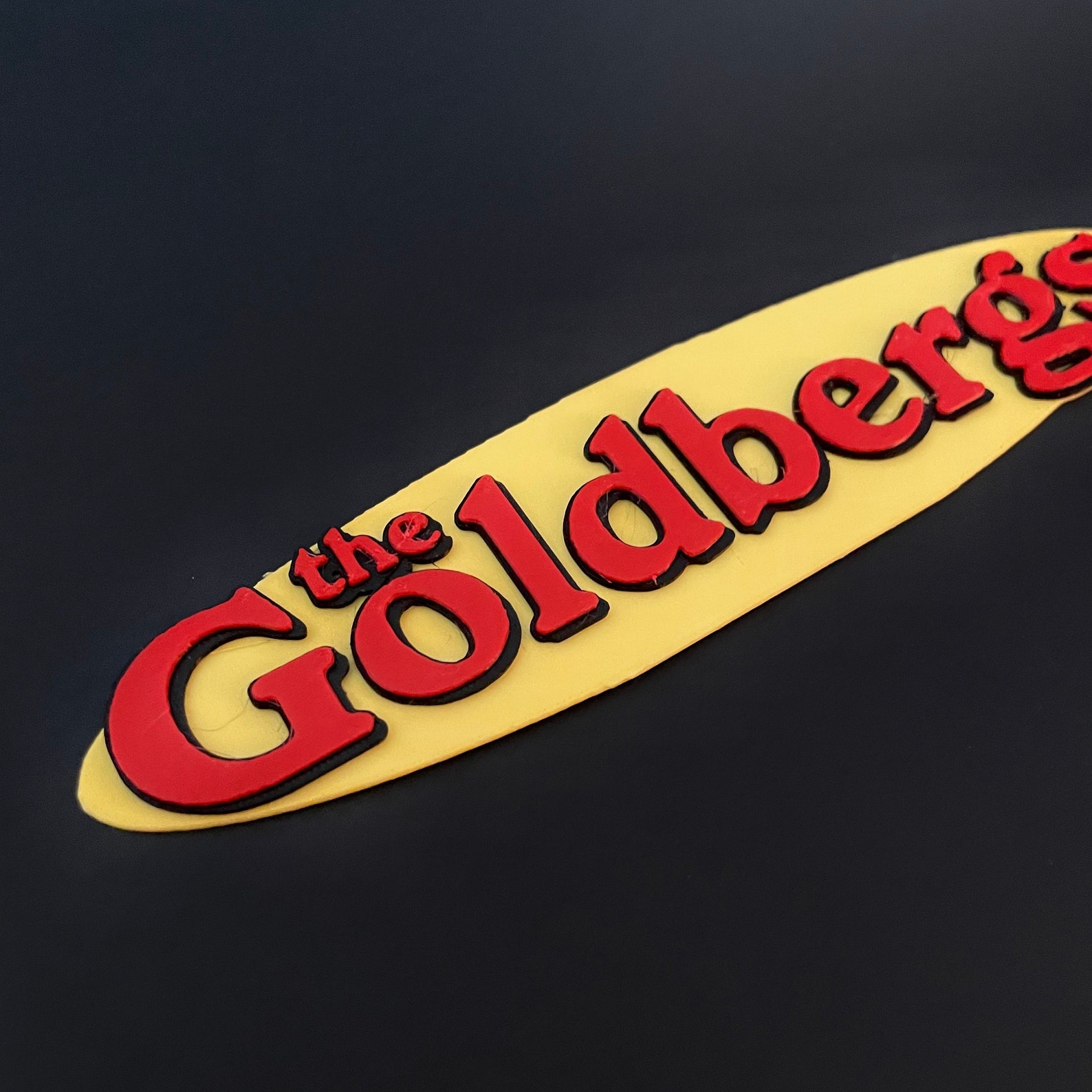 The Goldbergs TV Show Logo Sign 3D Printed Sitcom Signs - Etsy