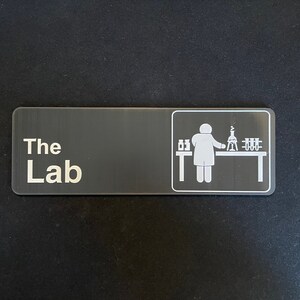 PERSONALIZED The Lab Sign Laboratory 3D Printed Sign Lab | Etsy