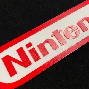 Nintendo Logo 3D Printed Nintendo Memorabilia Nintendo Fan Gift - Etsy
