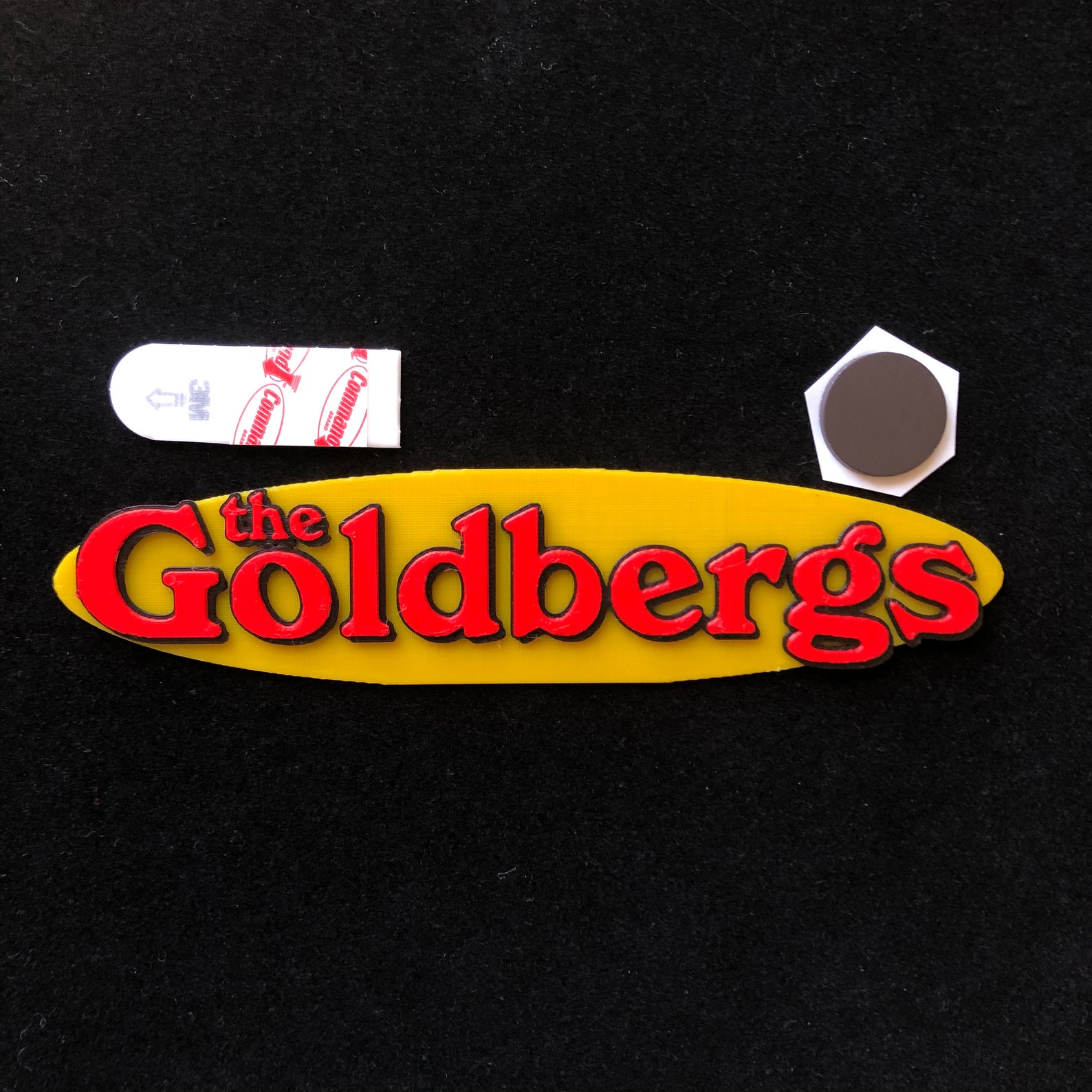 The Goldbergs TV Show Logo Sign 3D Printed Sitcom Signs - Etsy
