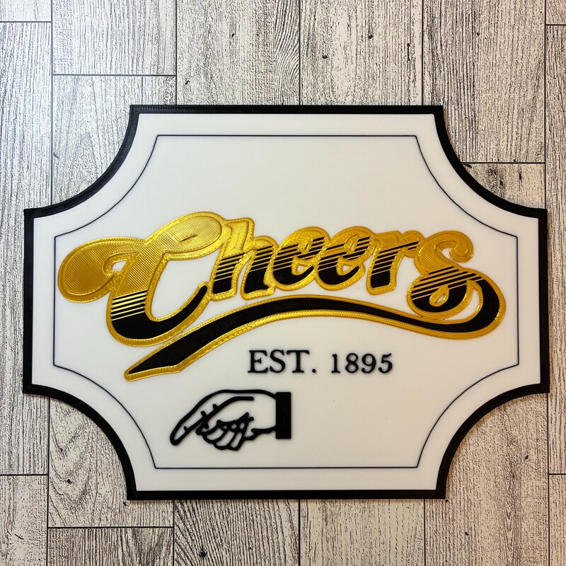 Cheers Sign - Etsy