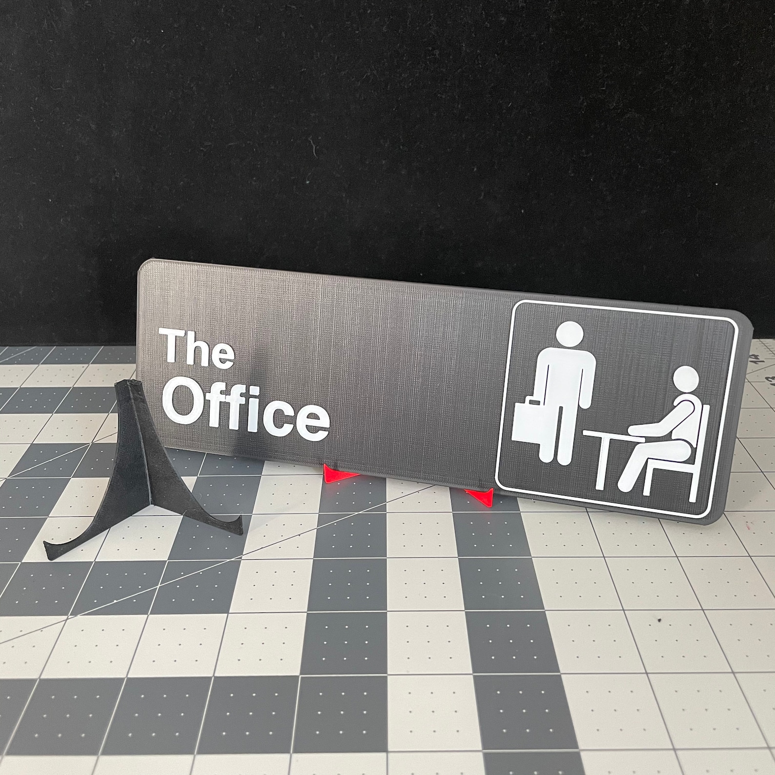 Home Office Room/door Sign 3D Printed Plaque From Tv Show - Etsy