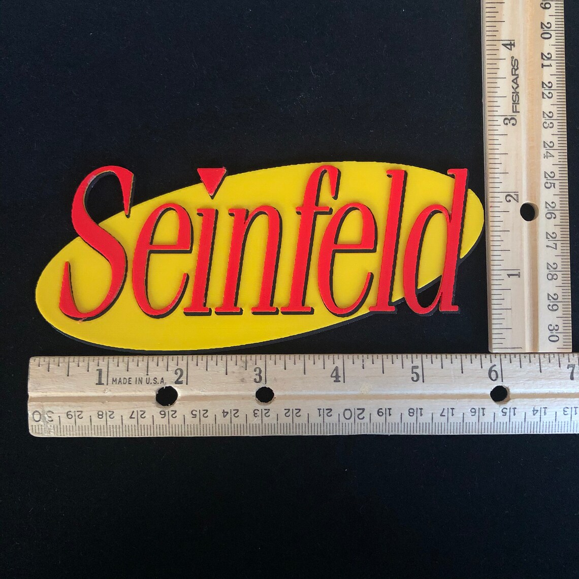Seinfeld TV Show Logo 3D Printed Sign Sitcom Logos - Etsy