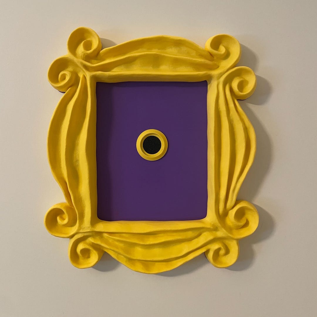 Friends Peephole Frame: 3D Printed, Iconic TV Decor - Etsy